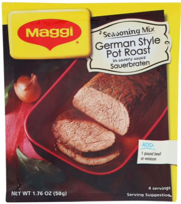 Maggi Sauerbraten Mix – Geier's Sausage Kitchen